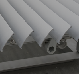 Rack arm Louver Systems Aluminium | Sunshield Unique Louvers