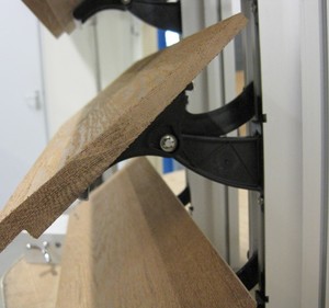 Rack arm Louver Systems Wood | Sunshield Unique Louvers
