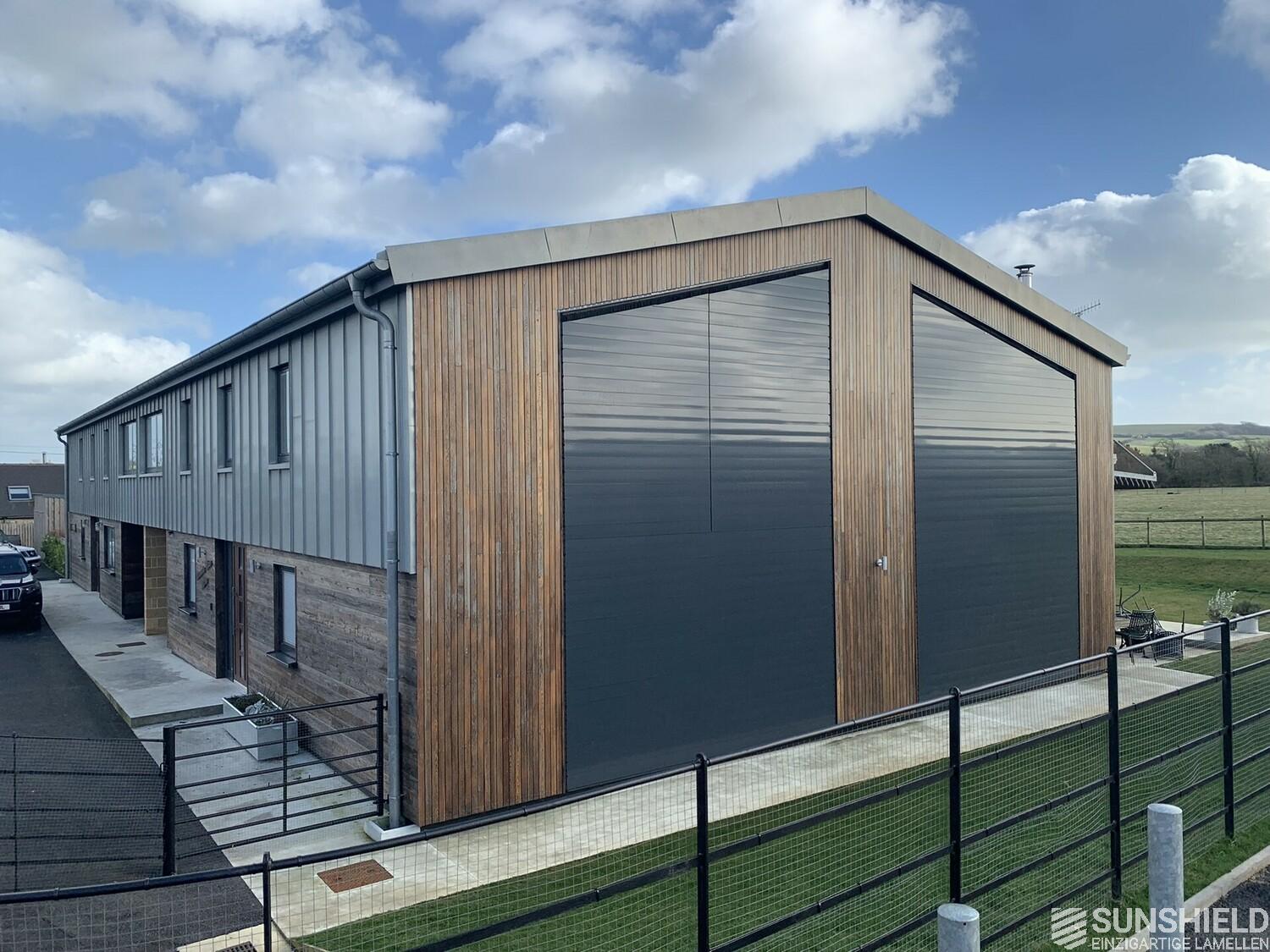 Multiple louvers, 150E, Clover Farm, IMP House, Isle of Wright, UK ...