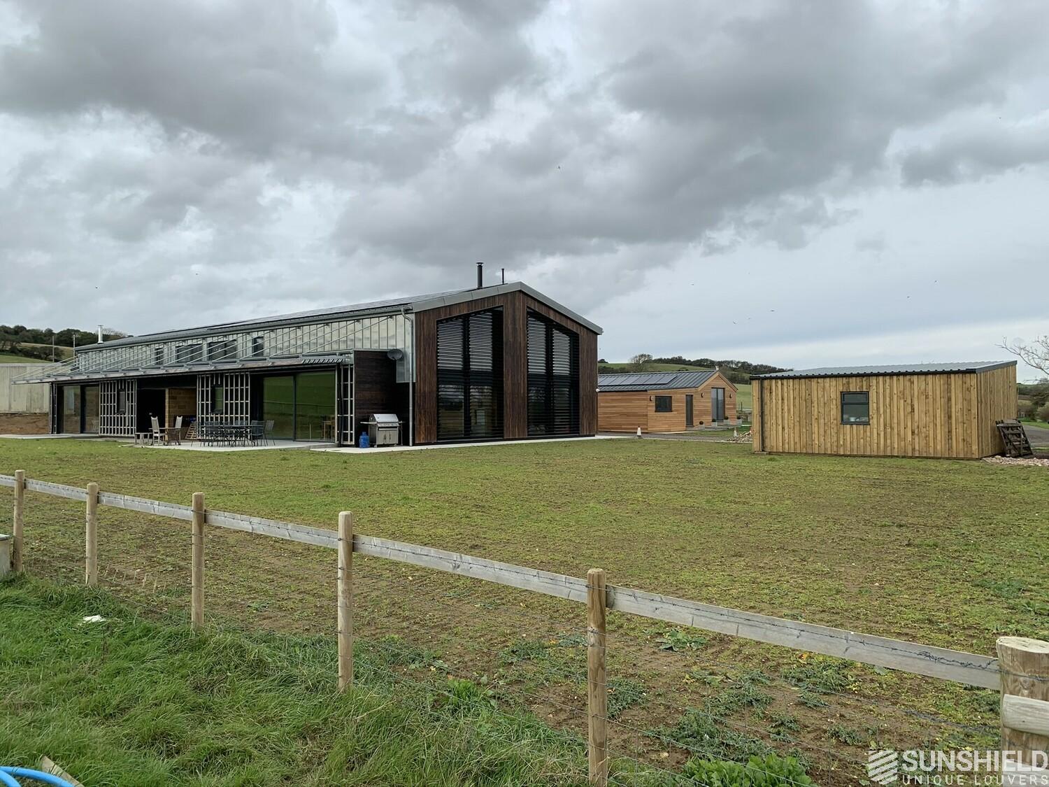 Multiple louvers, 150E, Clover Farm, IMP House, Isle of Wright, UK ...